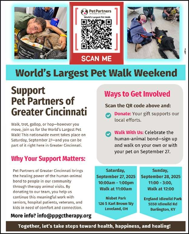 World's Largest Pet Walk 2025 - Pet Partners of Greater Cincinnati